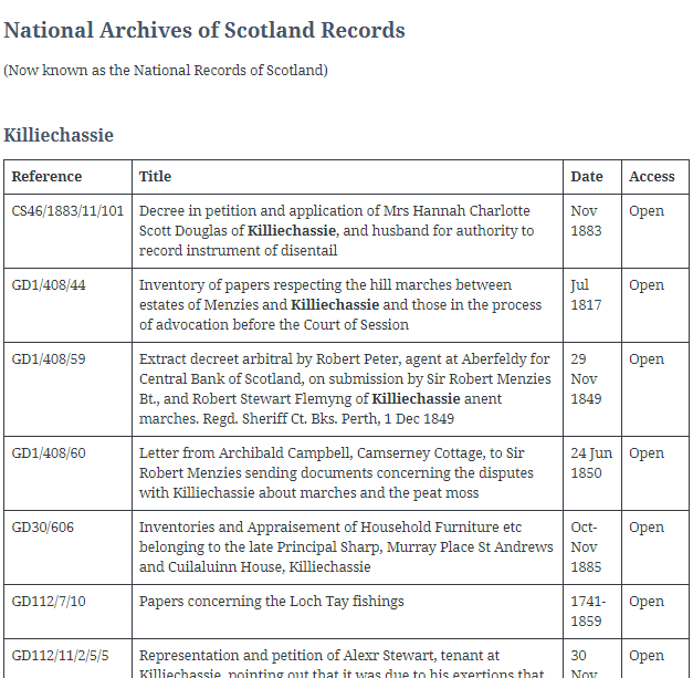 Killiechassie Burial Ground – Breadalbane Heritage Society