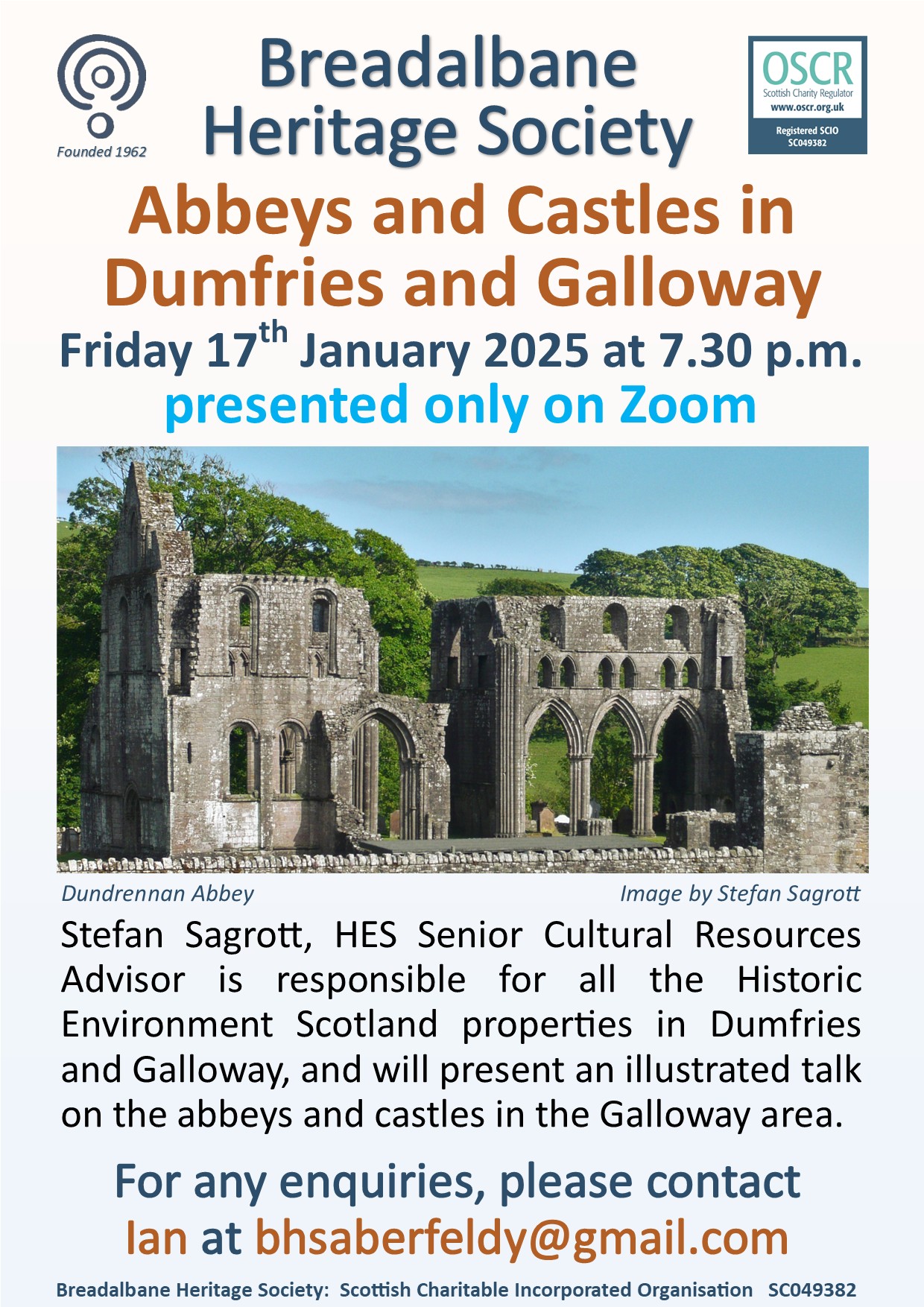 Abbeys and Castles in Dumfries and Galloway – Breadalbane Heritage Society